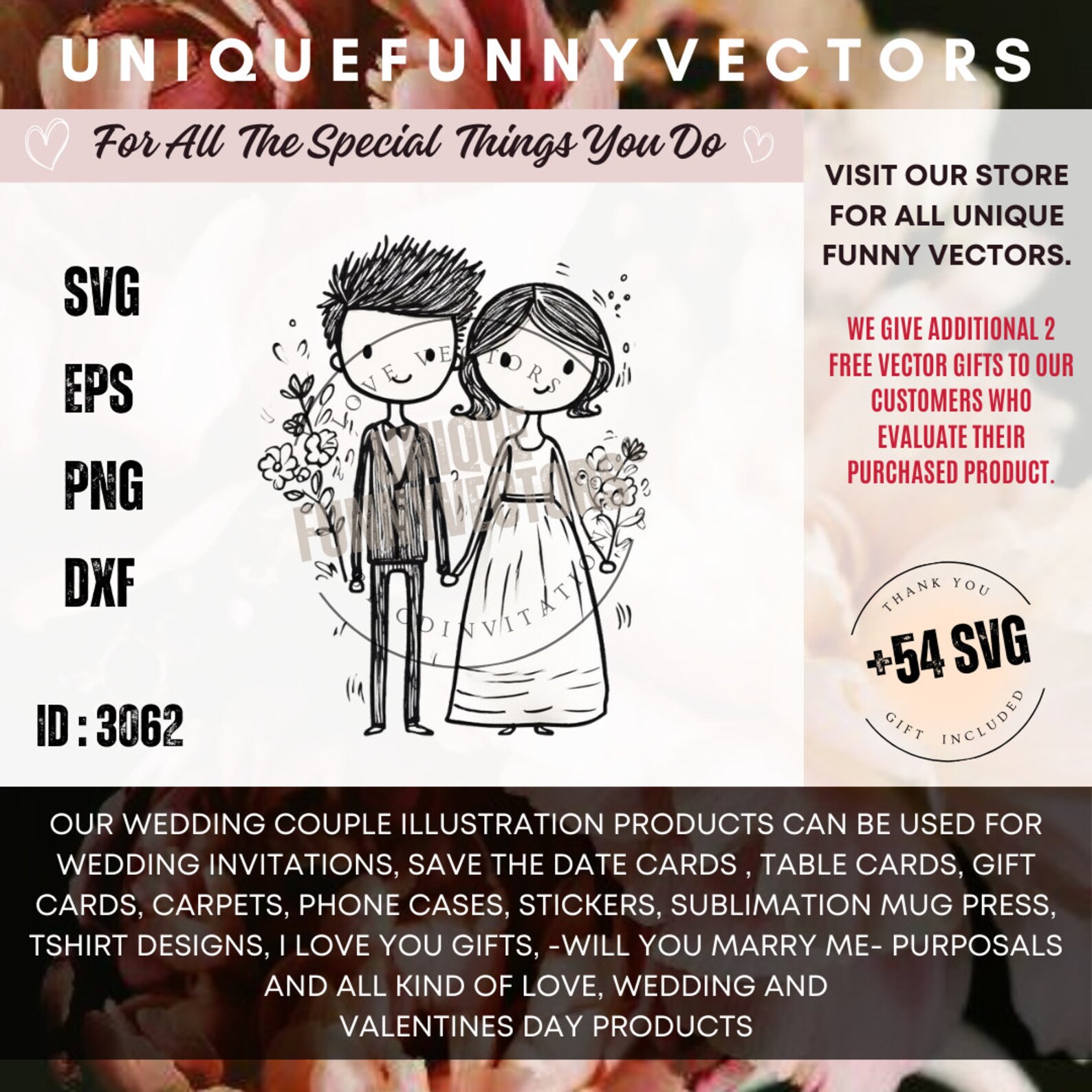 romantic couple romance svg clipart svg illustration wedding | Inspire ...
