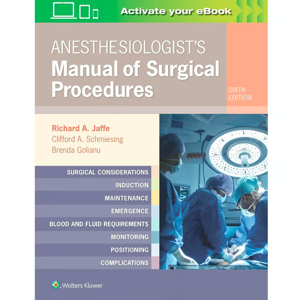 Anesthesiologist's Manual of Surgical Procedures 6th Edition | Inspire ...