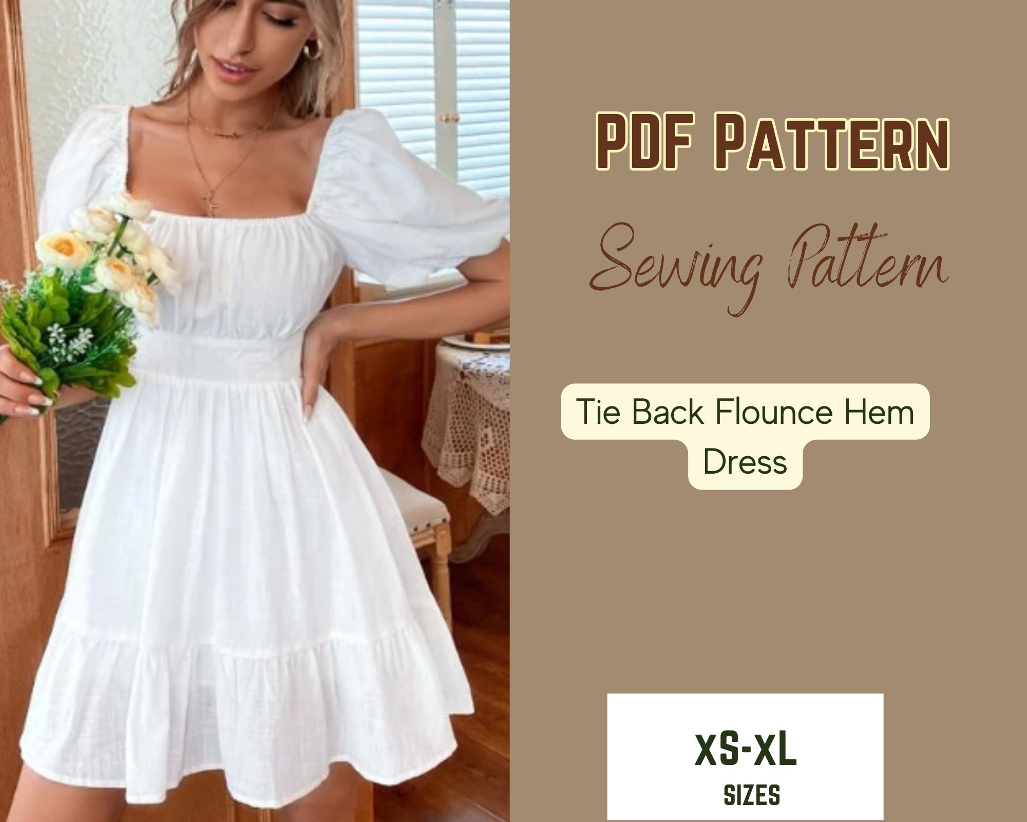 Handkerchief Dress Sewing Pattern | Inspire Uplift