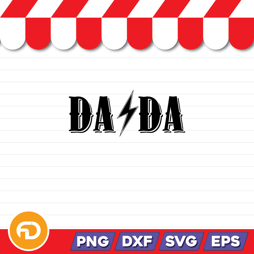 Dada SVG, PNG, EPS, DXF Digital Download | Inspire Uplift