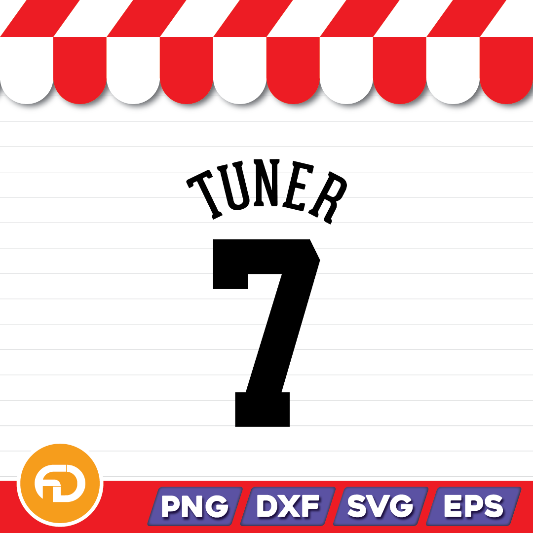 Tuner 7 SVG, PNG, EPS, DXF Digital Download | Inspire Uplift