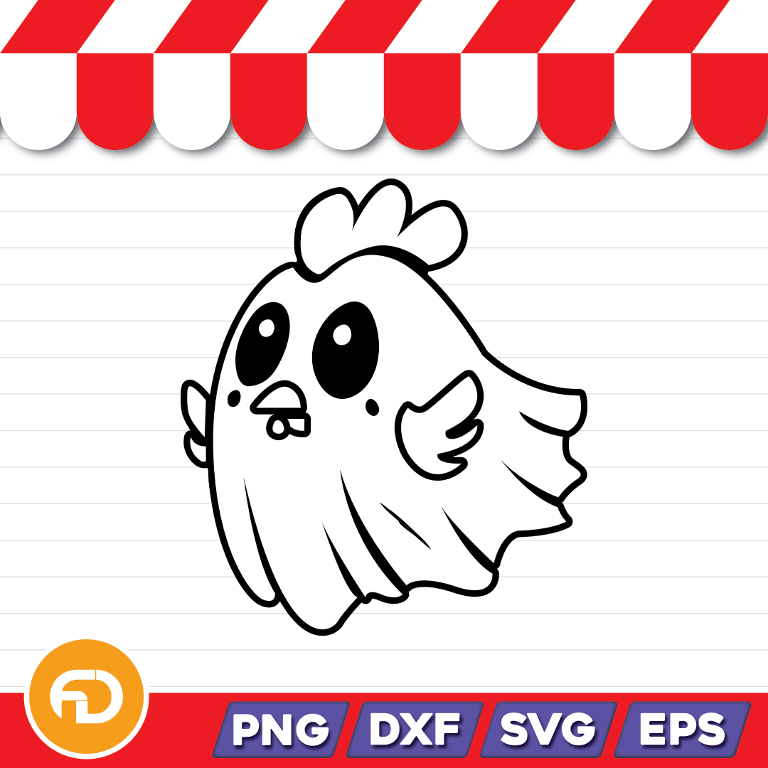 Halloween Hen SVG, PNG, EPS, DXF Digital Download | Inspire Uplift