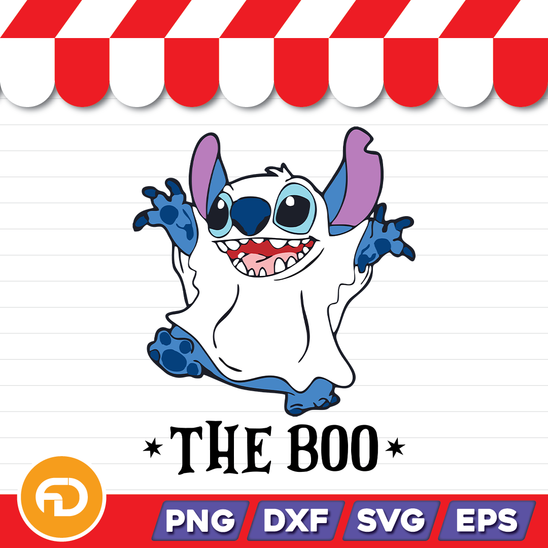 Stitch The Boo SVG, PNG, EPS, DXF Digital Download | Inspire Uplift
