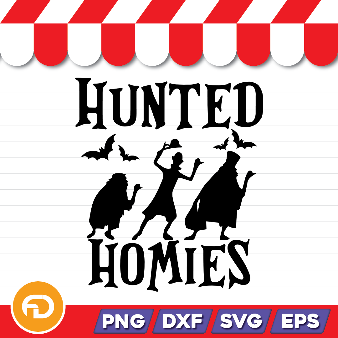 Hunted Homies SVG, PNG, EPS, DXF Digital Download | Inspire Uplift