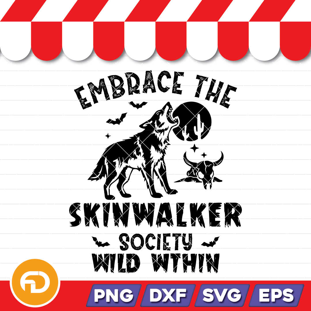 Skinwalker Society Svg, Png, Eps, Dxf Digital Download | Inspire Uplift