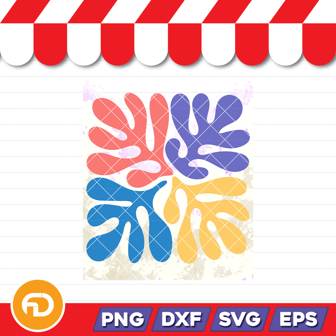 Metal Poster Crazy Color Curves Of Matisse Svg, Png, Eps, Dx | Inspire ...