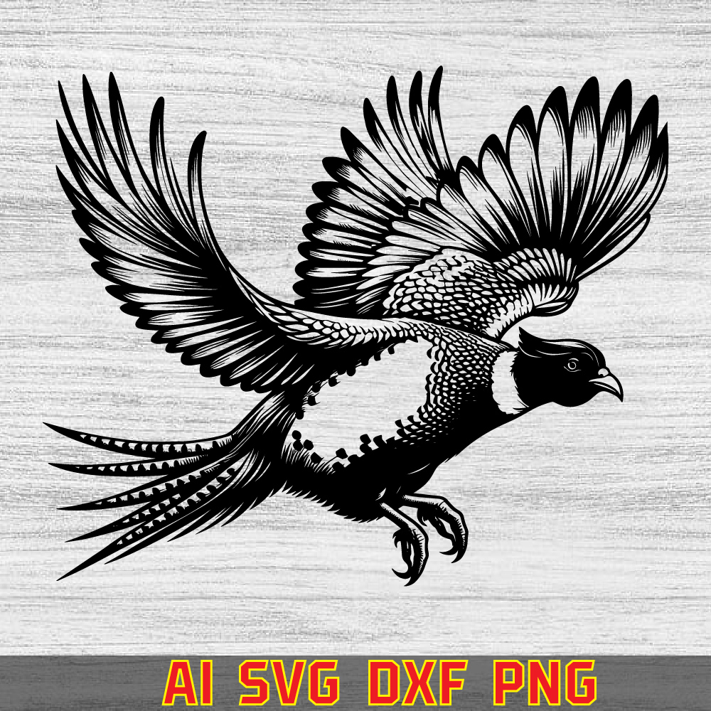 Pheasant SVG , Pheasant vector, Vector , Dxf,Laser ,Screen , | Inspire ...
