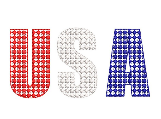 Embroidery File - USA Motif | Inspire Uplift