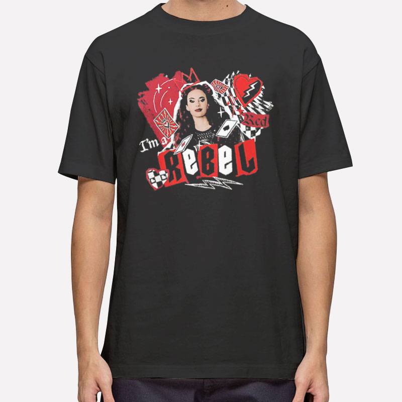 Vintage The Rise Of Red I'm A Rebel T Shirt | Inspire Uplift