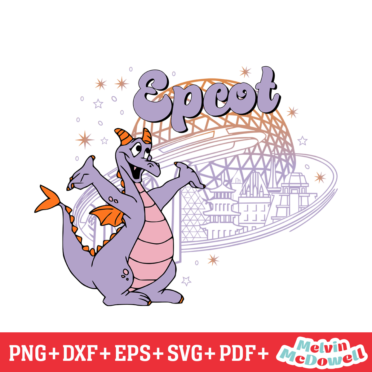 Walt Disney World Epcot Ball Figment SVG, Disney Svg ,Disney | Inspire ...