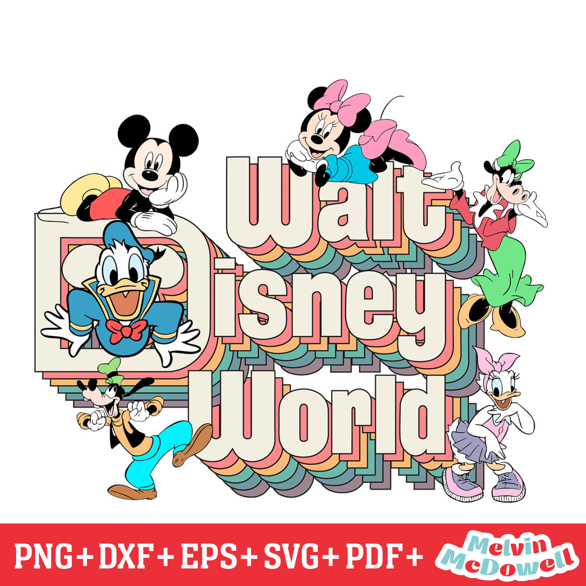 Walt Disney World Kingdom Mickey Friends SVG, Disney Svg ,Di | Inspire ...