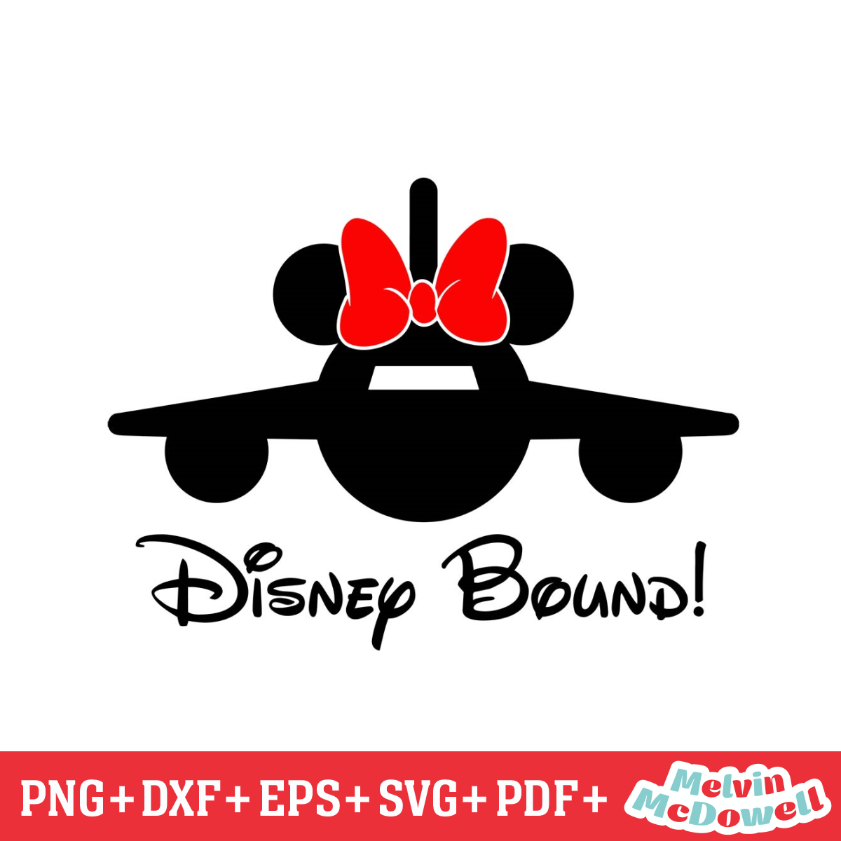 Disney Bound Minnie Airplane SVG, Disney Svg ,Disney Mickey | Inspire ...