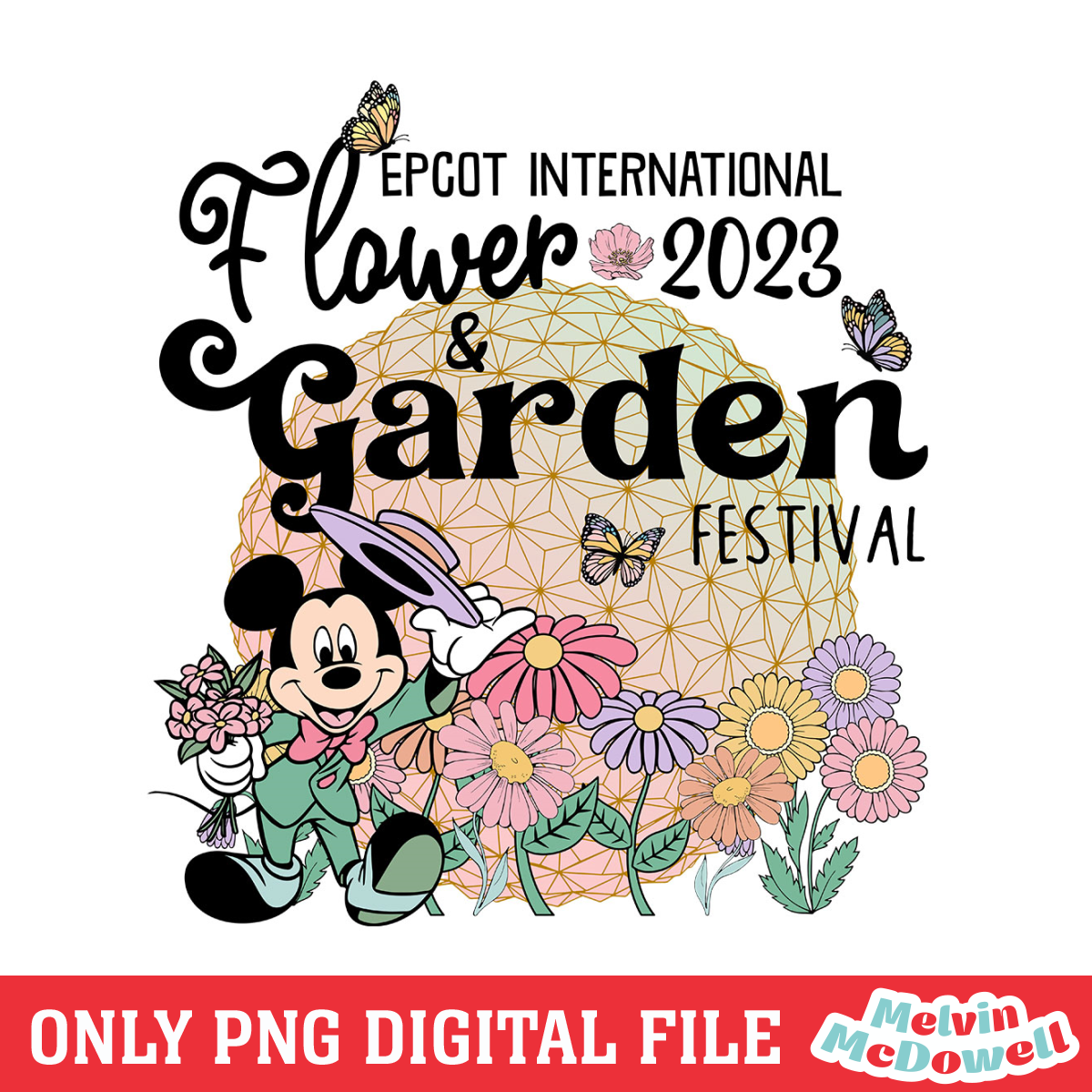 Epcot International Mickey Flower and Garden Festival PNG,Mi | Inspire ...