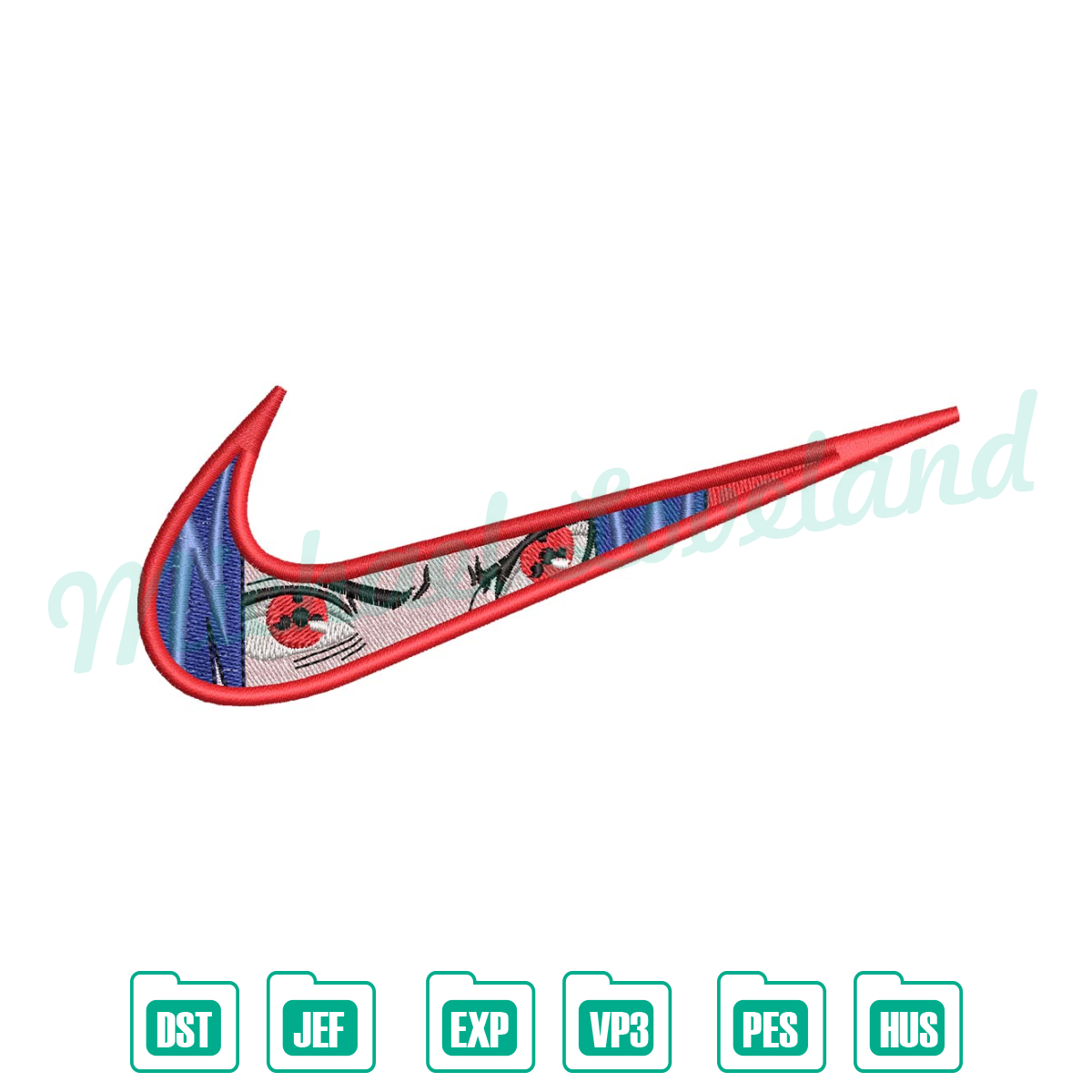 Nike Naruto Character Design , Nike Embroidery, Digital Embr | Inspire ...