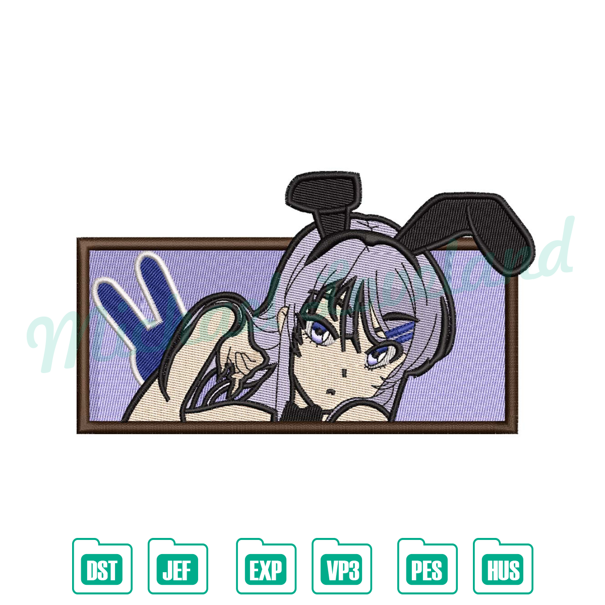 Bunny Girl Mai Sakurajima Anime Embroidery Design ,Anime Emb - Inspire ...