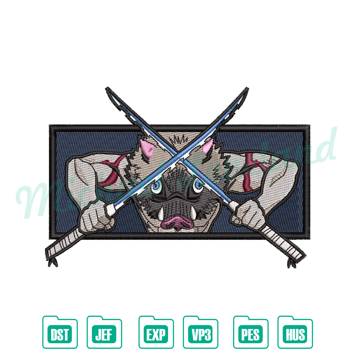 Hashibira Inosuke Swords Anime Embroidery Design , Anime Emb - Inspire ...