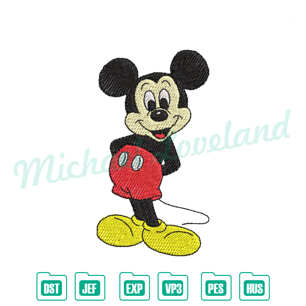 Classic Disney Mickey Mouse Embroidery Design, Digital Embro - Inspire ...