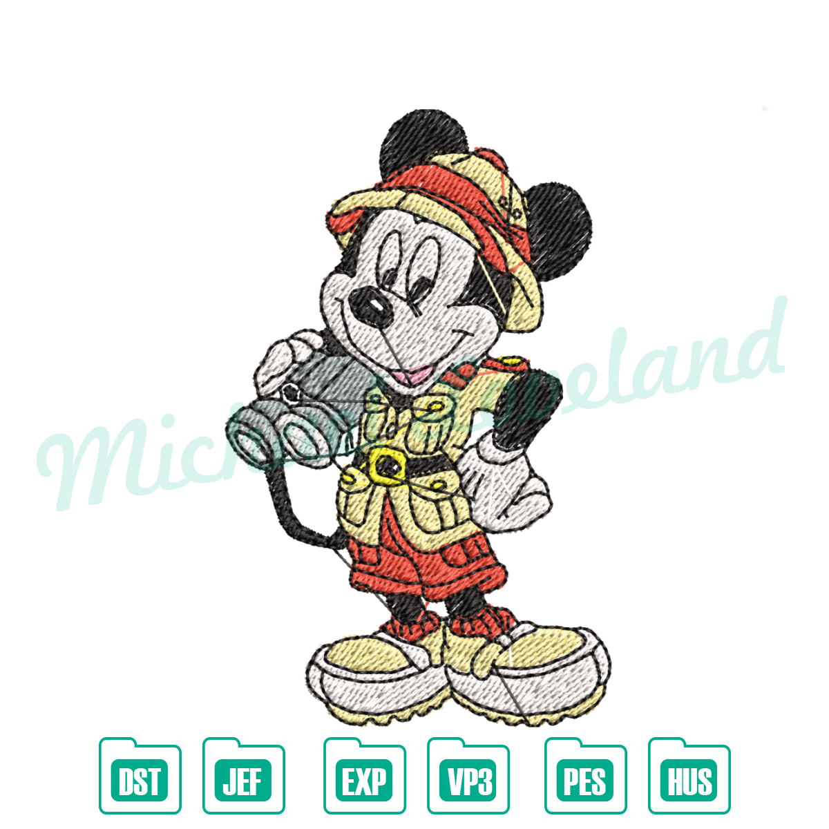 Mickey Safari Embroidery Design , Disney Embroidery, Digital | Inspire ...