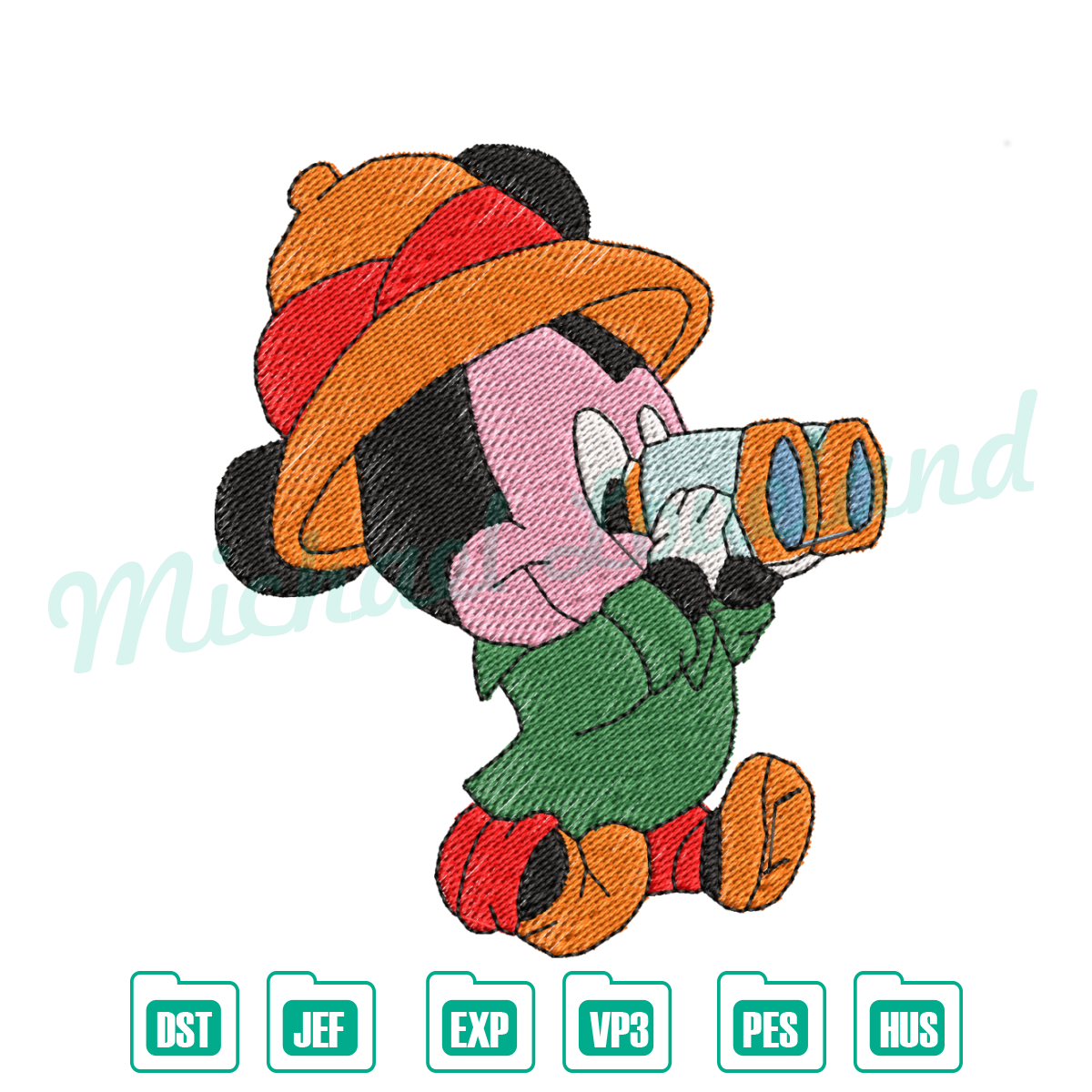 Cute Mickey Mouse Embroidery Design ,Disney Embroidery, Digi | Inspire ...