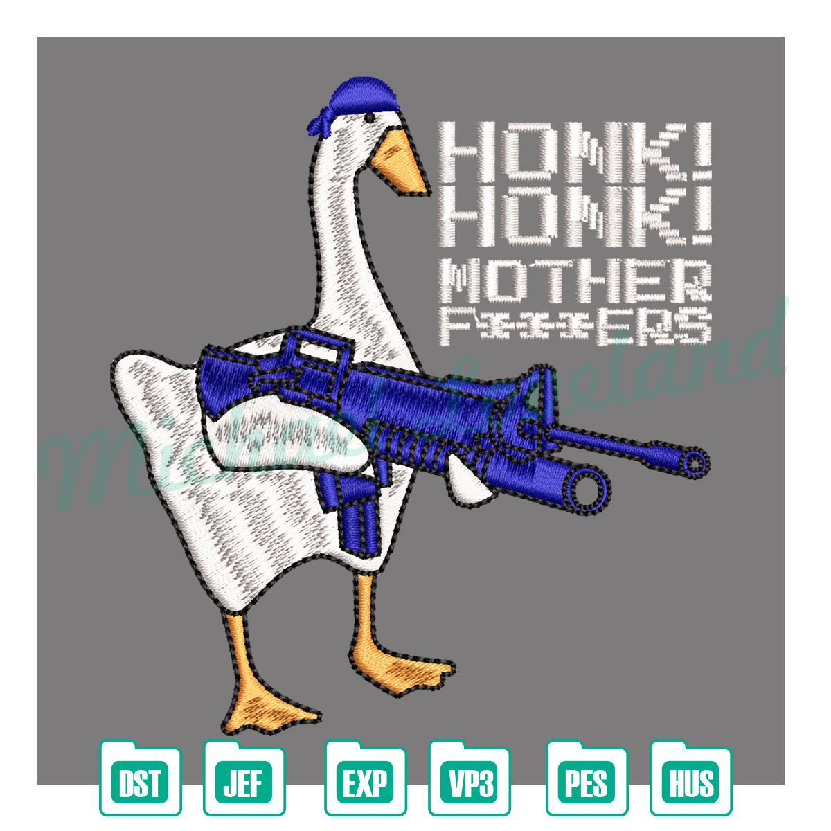 Honk Honk Mother F**kers Gang Silly Goose Embroidery , Embro | Inspire ...