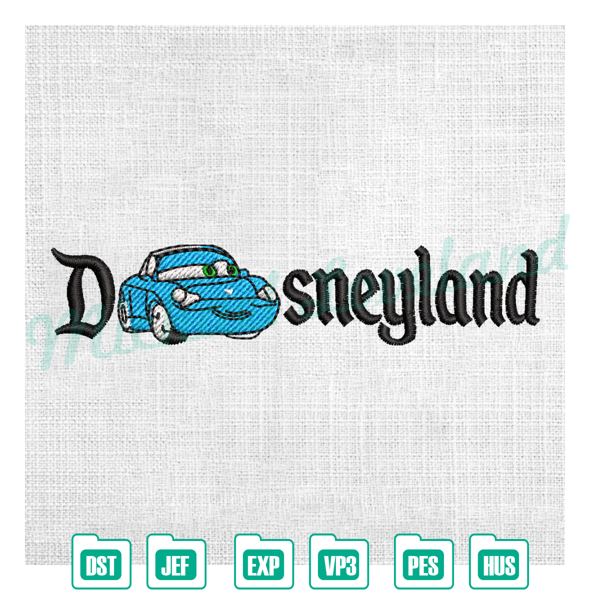 Disneyland Pixar Cars Sally Carrera Embroidery Design , Embr | Inspire ...