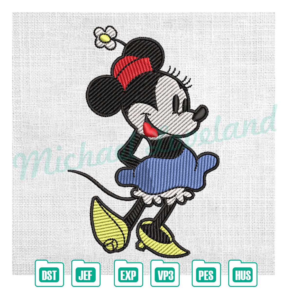 Disney Daisy Minnie Mouse Couple Matching Embroidery , Embro | Inspire ...