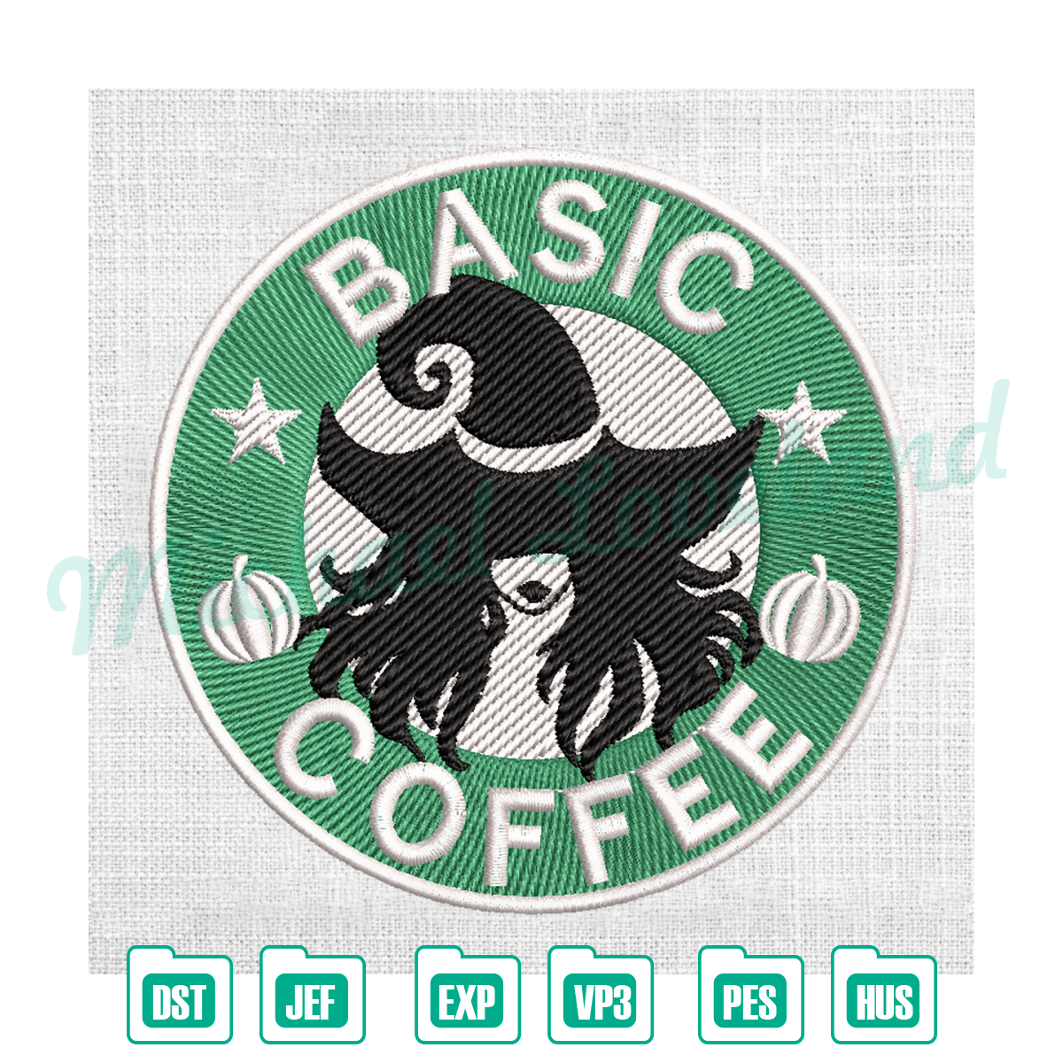 basic Coffee Halloween Starbucks Logo Embroidery , Embroider | Inspire ...