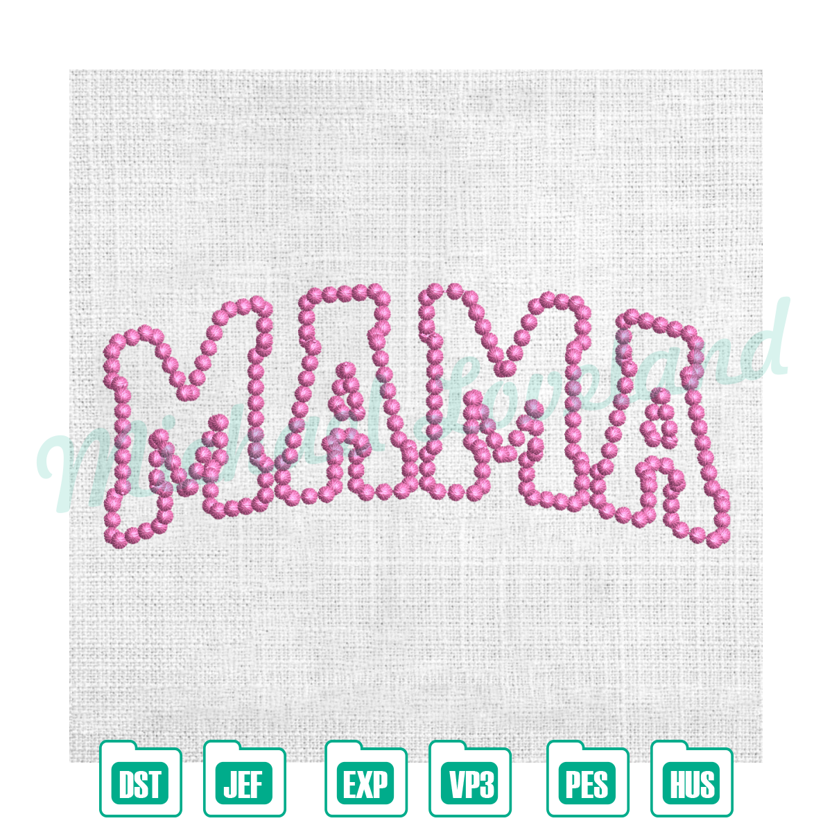 Pink Mama Machine Embroidery Design , Embroidery Design File | Inspire ...
