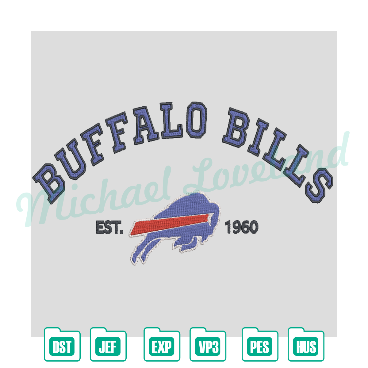 Buffalo Bills Logo Embroidery Design, Buffalo Bills NFL Logo | Inspire ...
