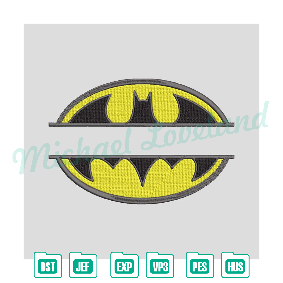 Batman Logo Monogram Embroidery Designs, Batman Logo Embroid | Inspire ...
