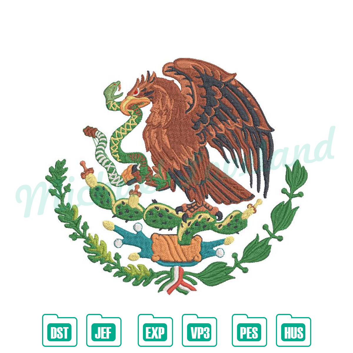 Mexico Mascot, Embroidery File, Embroidery,Digital Embroider | Inspire ...