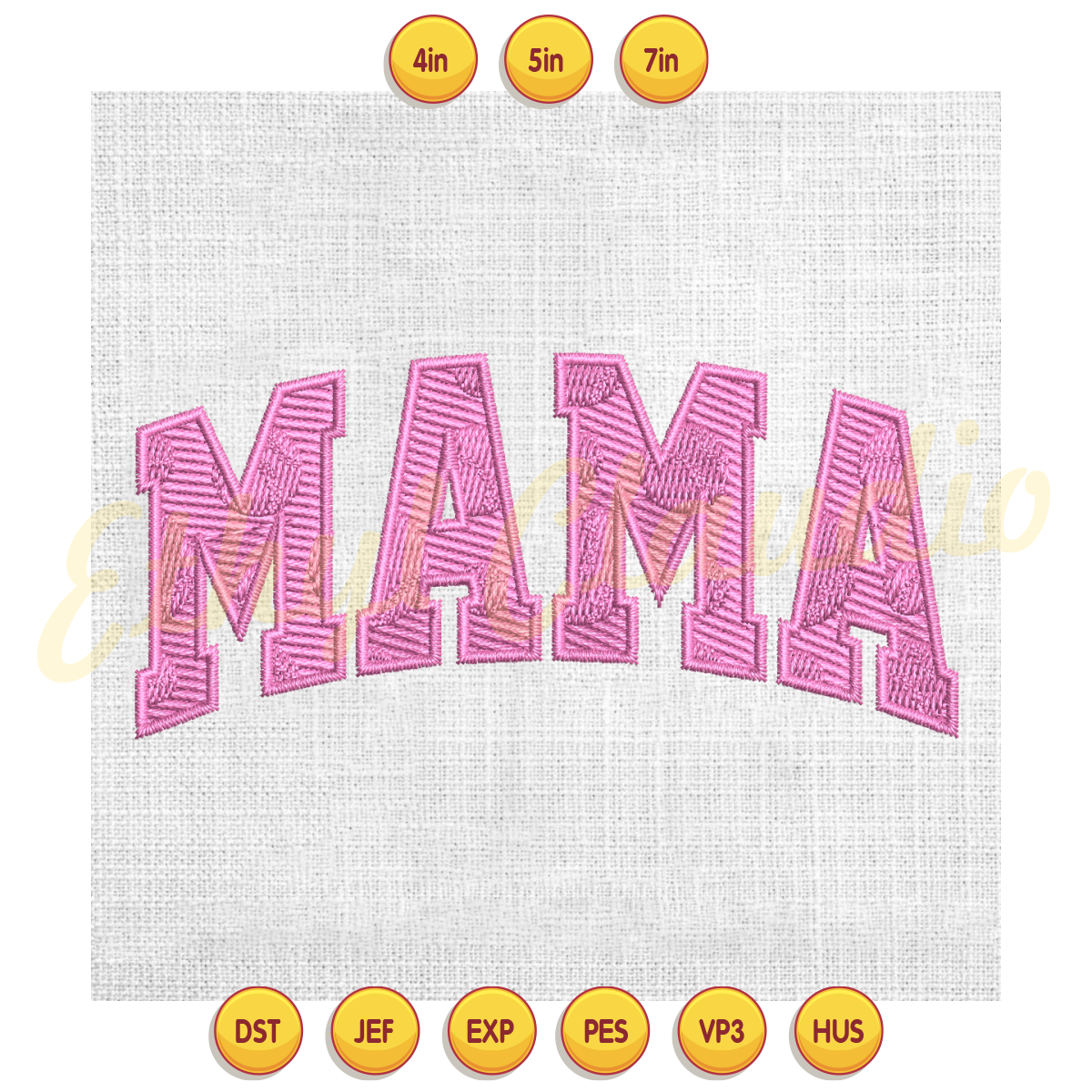Pink Mama Machine Embroidery Design,Digital Embroidery, Embr | Inspire ...