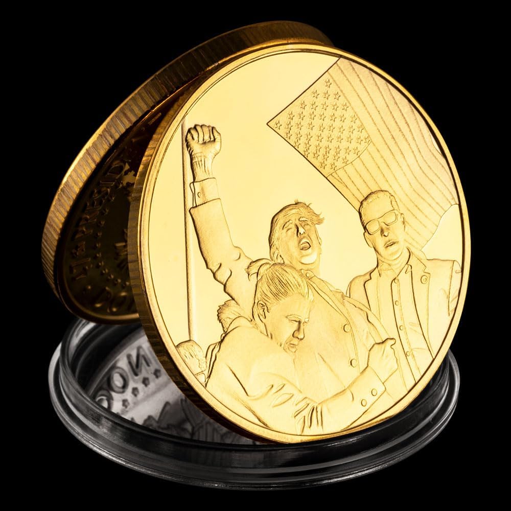 Donald Trump Coin 2024 Shooting Collection Trump Assassinate | Inspire ...