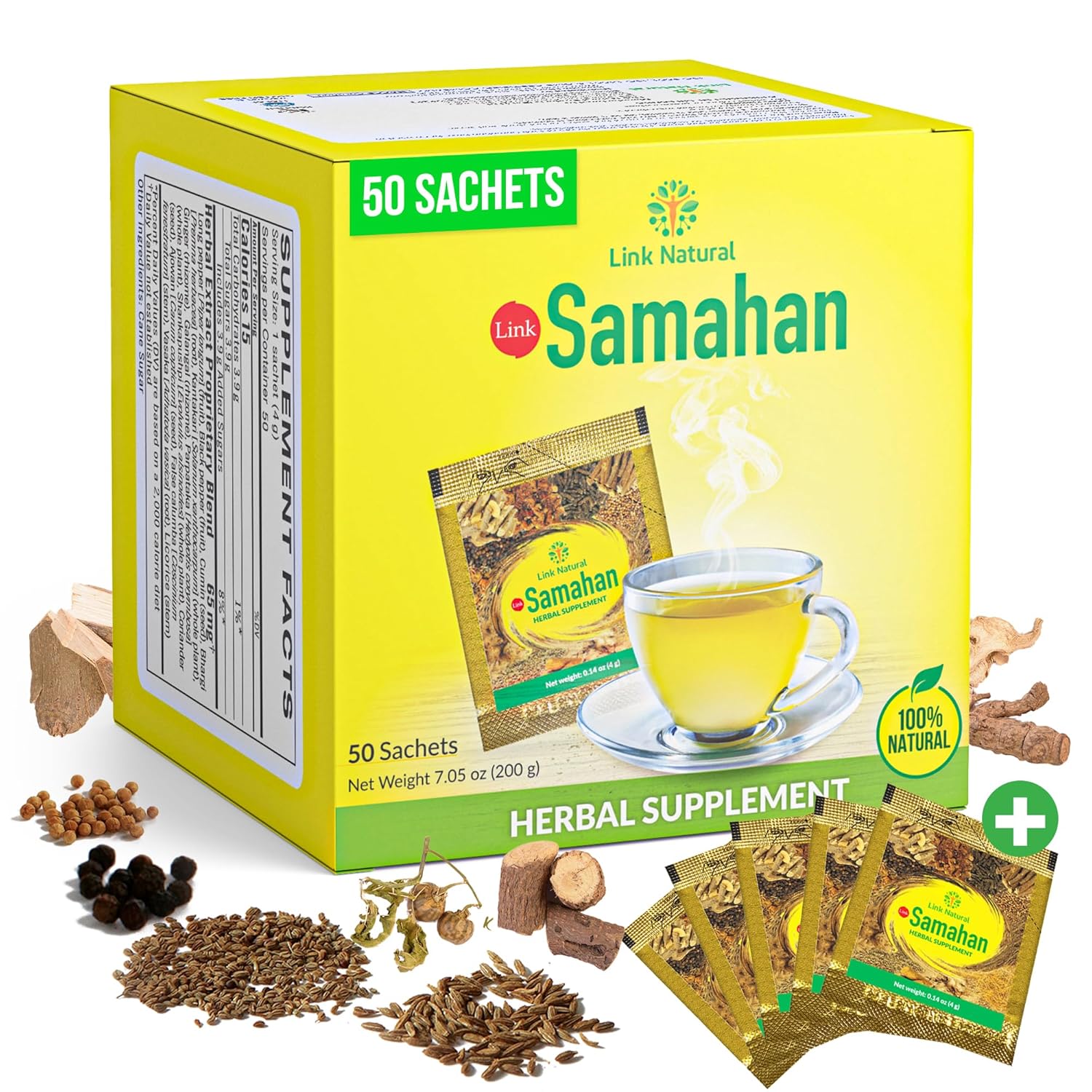 Samahan Herbal Tea 50 sachets Tea Bags | Inspire Uplift