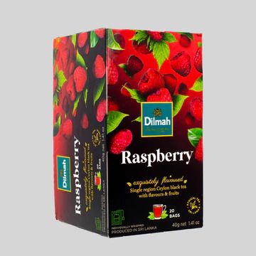 Dilmah Raspberry Floverd Ceylon Black Tea-20 Individually Wr | Inspire ...