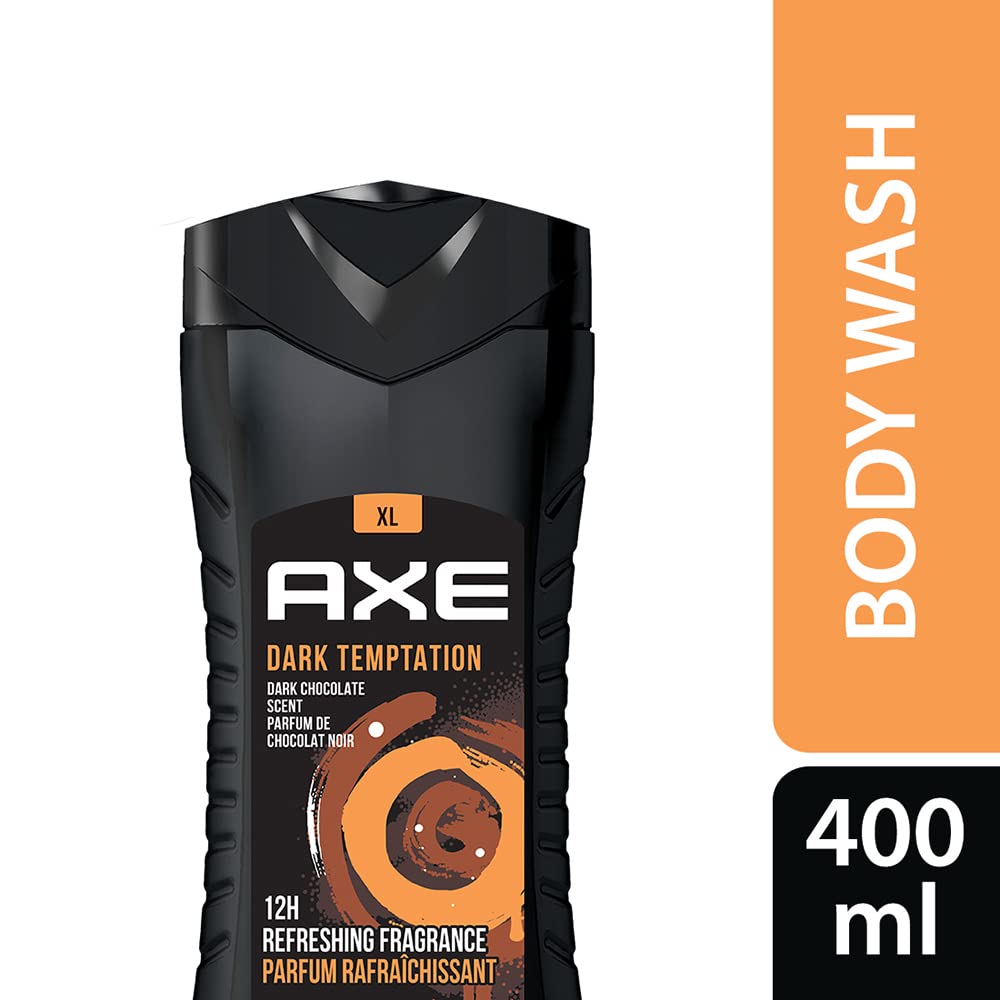 AXE Dark Temptation Body Face & Hair Wash, Shower Gel, 400ml | Inspire ...