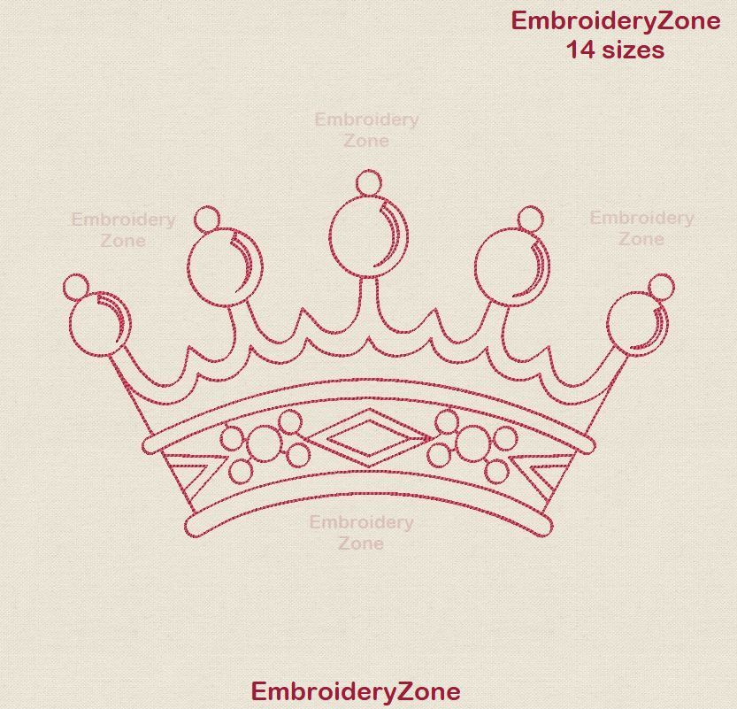 Crown Embroidery | Inspire Uplift