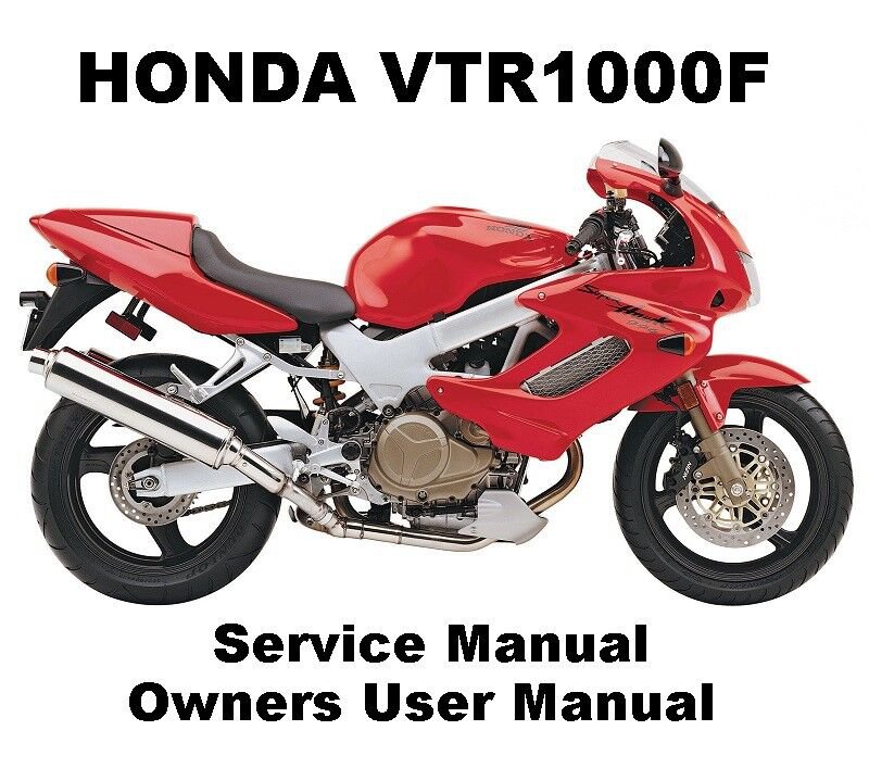 HONDA VTR1000F VTR 1000 FIRESTORM Owners Workshop Service Re | Inspire ...