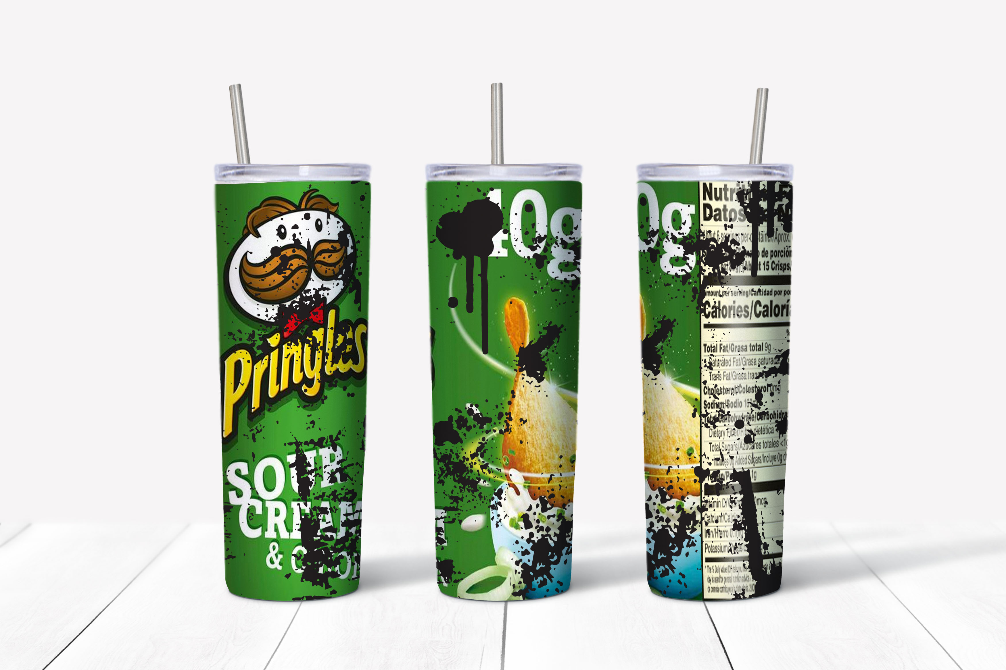 Pringles Green Sour Cream, PNG Digital Sublimation, 20 oz Sk | Inspire ...