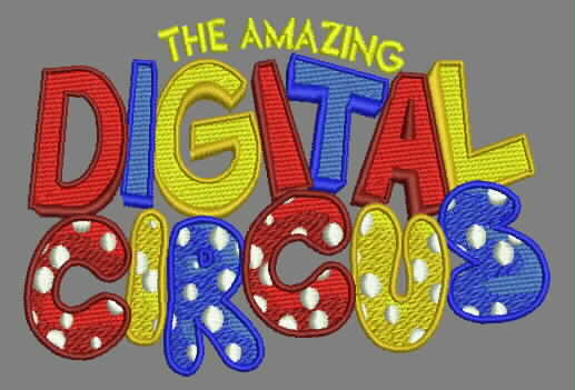 The Amazing Digital Circus Logo Embroidery template/File/Dig | Inspire ...