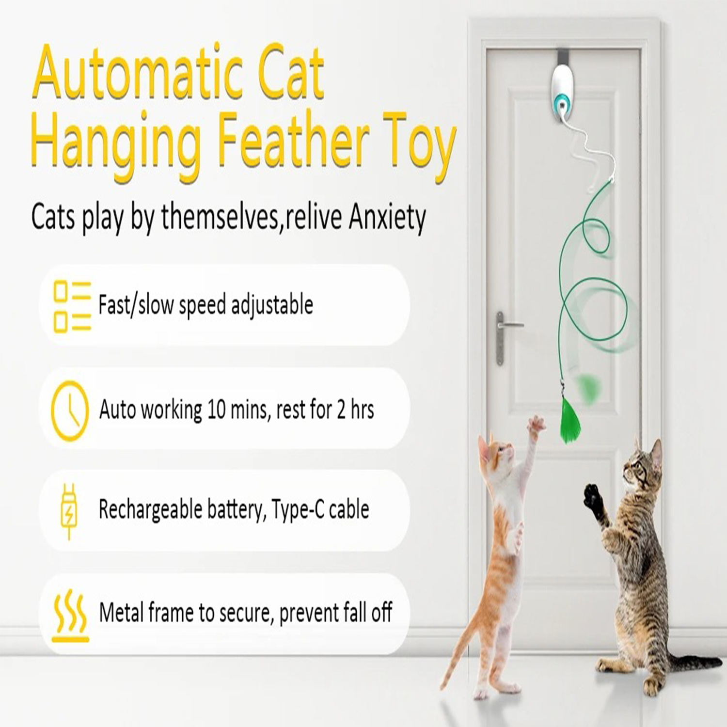 Automated Cat Toy String with Electric Motor - Interactive K - Inspire ...