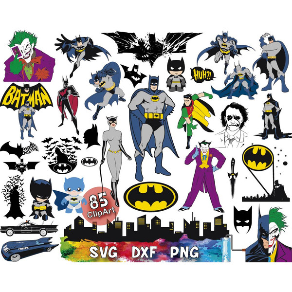 Batman Svg Bundle, Batman Symbol Svg, Superhero SVG Bundle, | Inspire ...