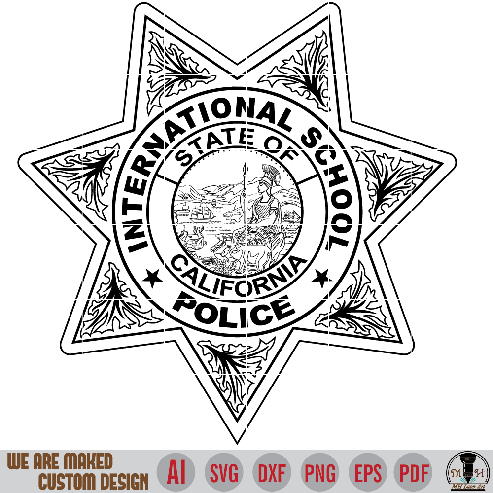 International School Calofornia Police Badge | Inspire Uplift
