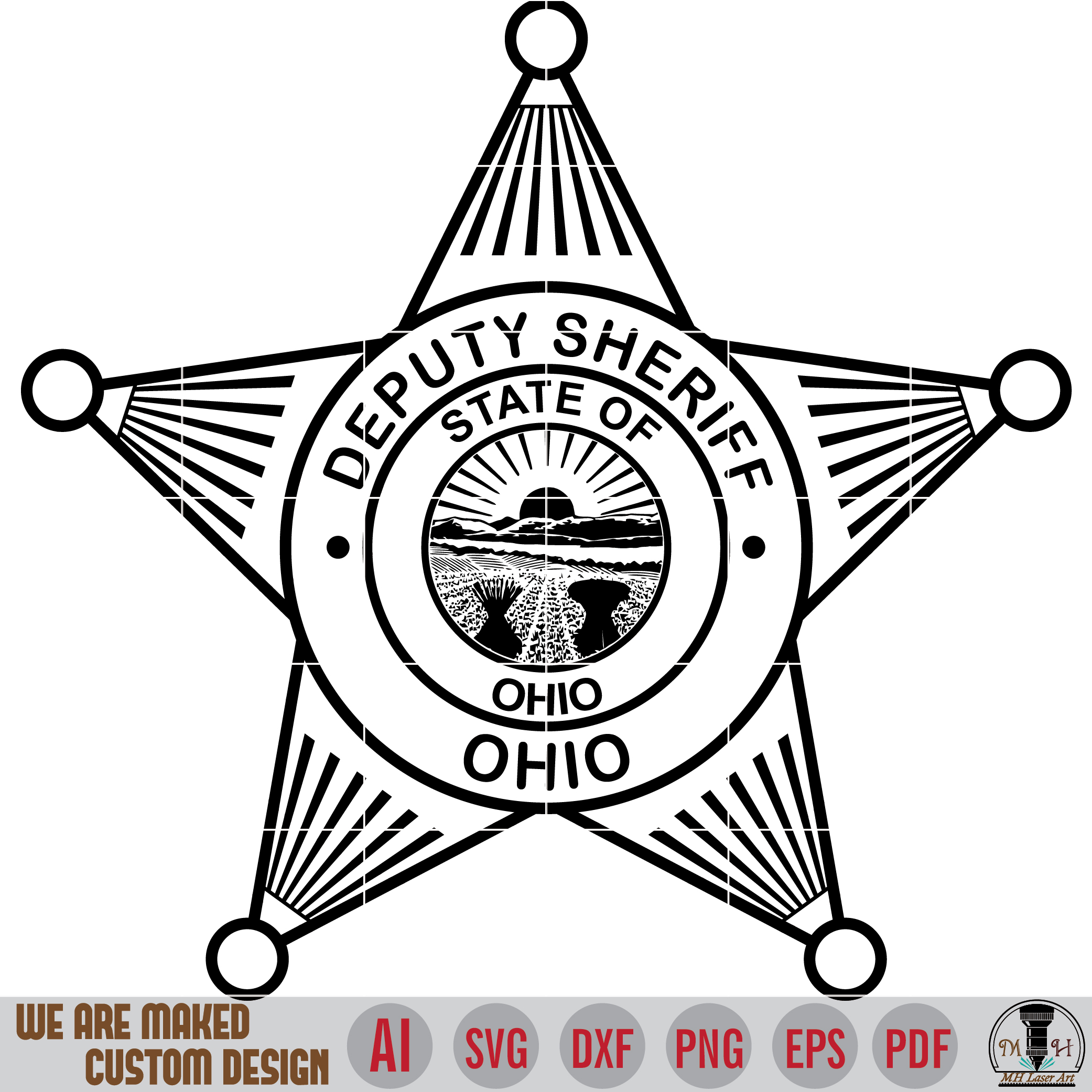 deputy badge svg - Inspire Uplift