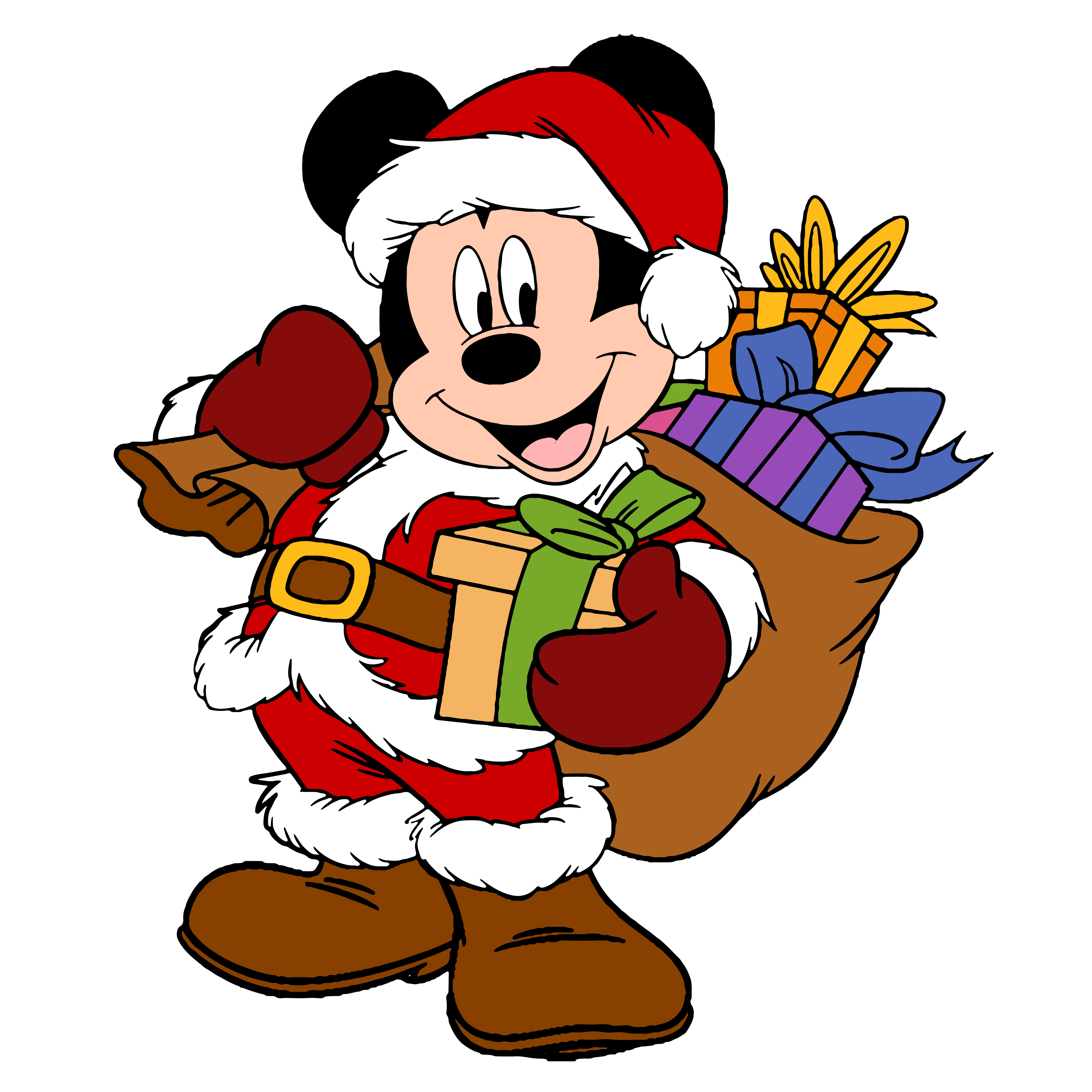 Christmas Santa Mickey Mouse Svg, Cartoon Svg, Mickey Mouse | Inspire ...