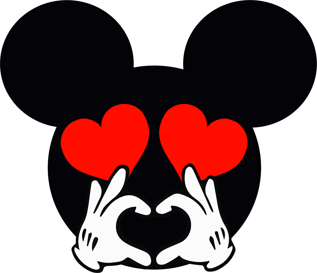 Disney mouse Svg, Mickey minine Svg, Mickey heat Svg, Disney - Inspire ...