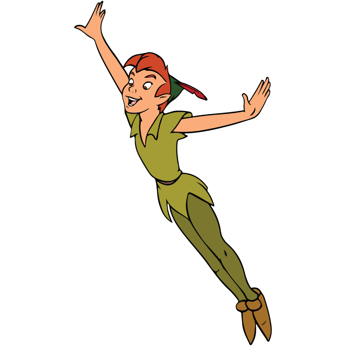 Peter Pan Flying, Peter Pan Svg, Peter Pan Png, Peter Pan Cl - Inspire ...