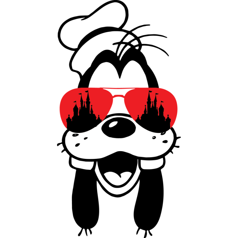 Goofy with sunglasses Svg, Disney family Svg, Minnie Svg, Mi - Inspire ...