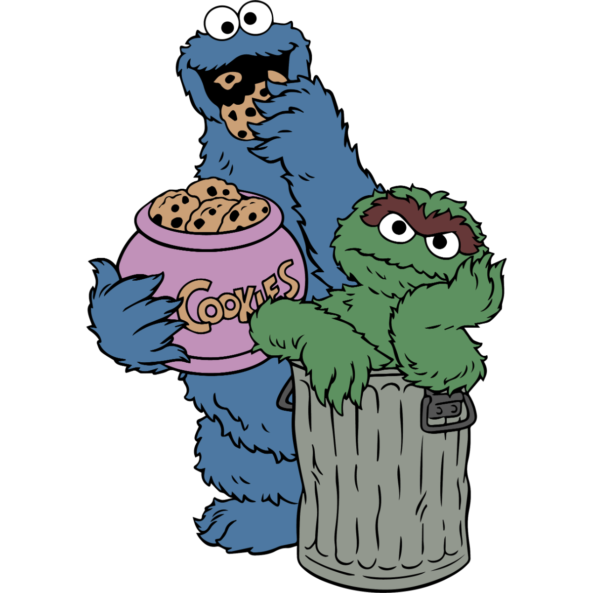 Cookie Monsters Svg, Sesame Street Svg, Cookie Monsters logo | Inspire ...