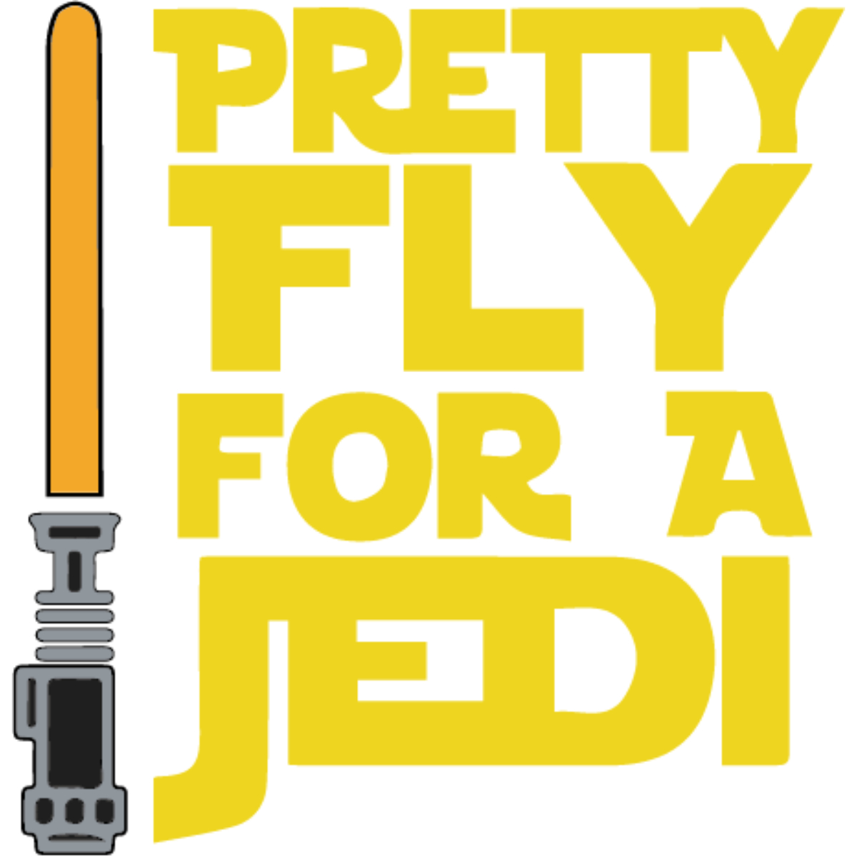 Pretty fly for a jedi Svg, Star Wars Svg, Star Wars Clip art | Inspire ...
